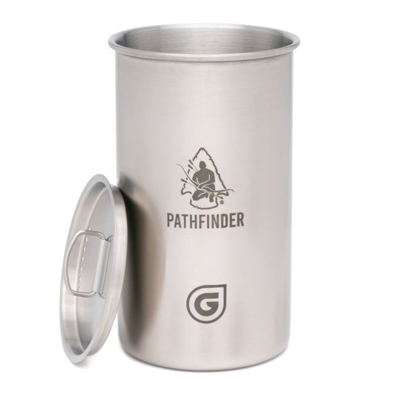 Pathfinder Stainless Steel Geopress Nesting Cup | Survival Cookware ...