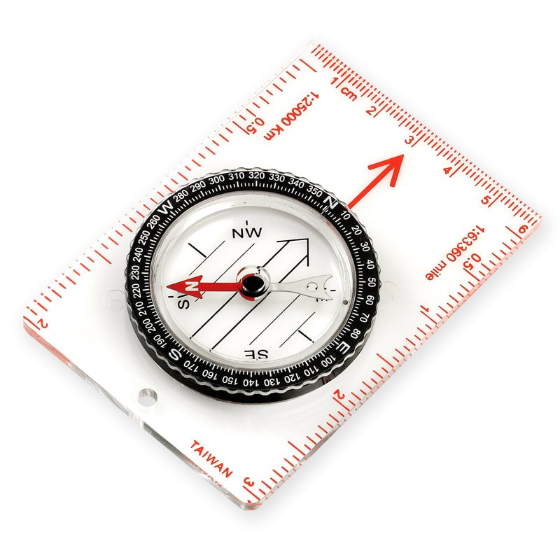 NDūR® Small Map Compass | Navigation | Survival Gear – Survival Gear BSO