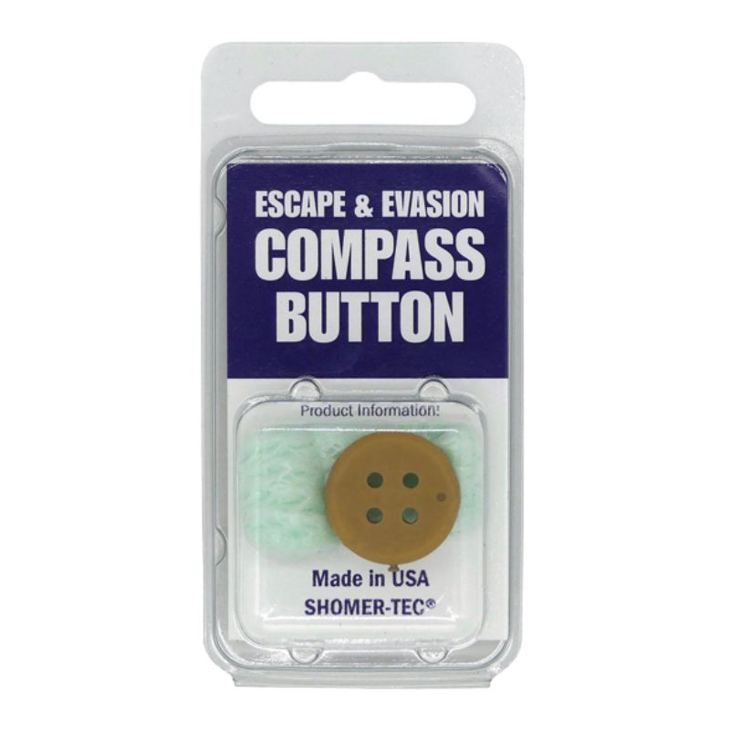Everyday Carry | Escape & Evasion Compass Button | SERE – Survival Gear BSO