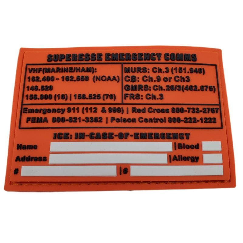 Storage Pocket Patch: Emergency Communications | Superesse – Survival ...