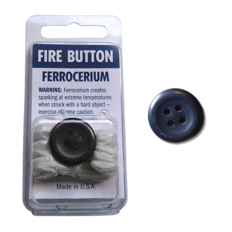 Ferro Button | Discreet and Portable Fire Starter | Survival Gear ...