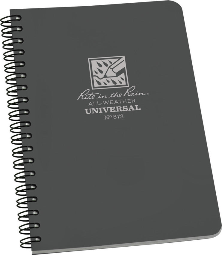 Side Spiral Notebook - Gray | Survival Gear – Survival Gear BSO