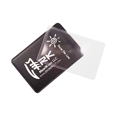 Fresnel Lens Fire Starter | Wallet Lens Fire Starter | Survival Gear ...