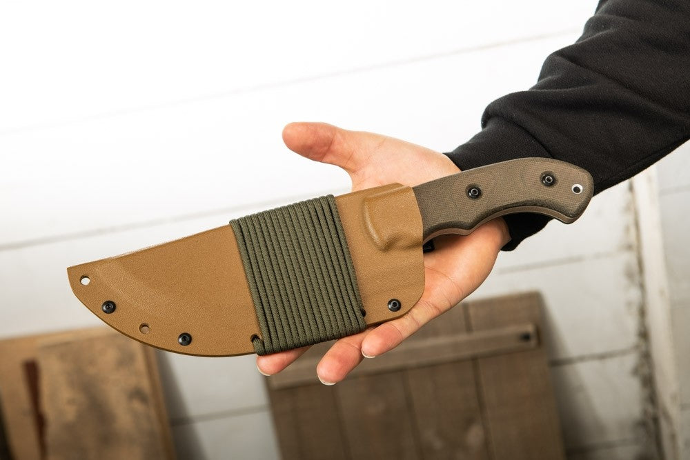 TOPS Knives | Tom Brown Tracker - Tan | From "The Hunted" – Survival ...